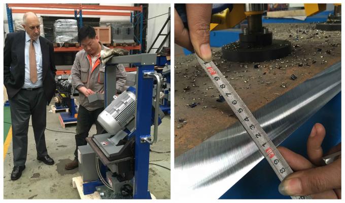 Small Plate Edge Beveling Machine With Adjustable Bevel Angle 1400RPM